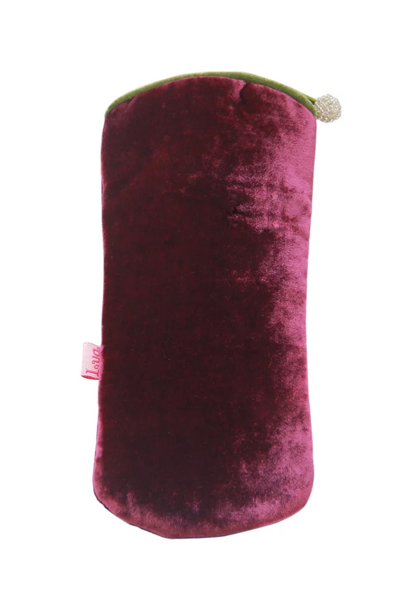 Lua Berry Zipped Velvet Glasses Case – Experience Boutique
