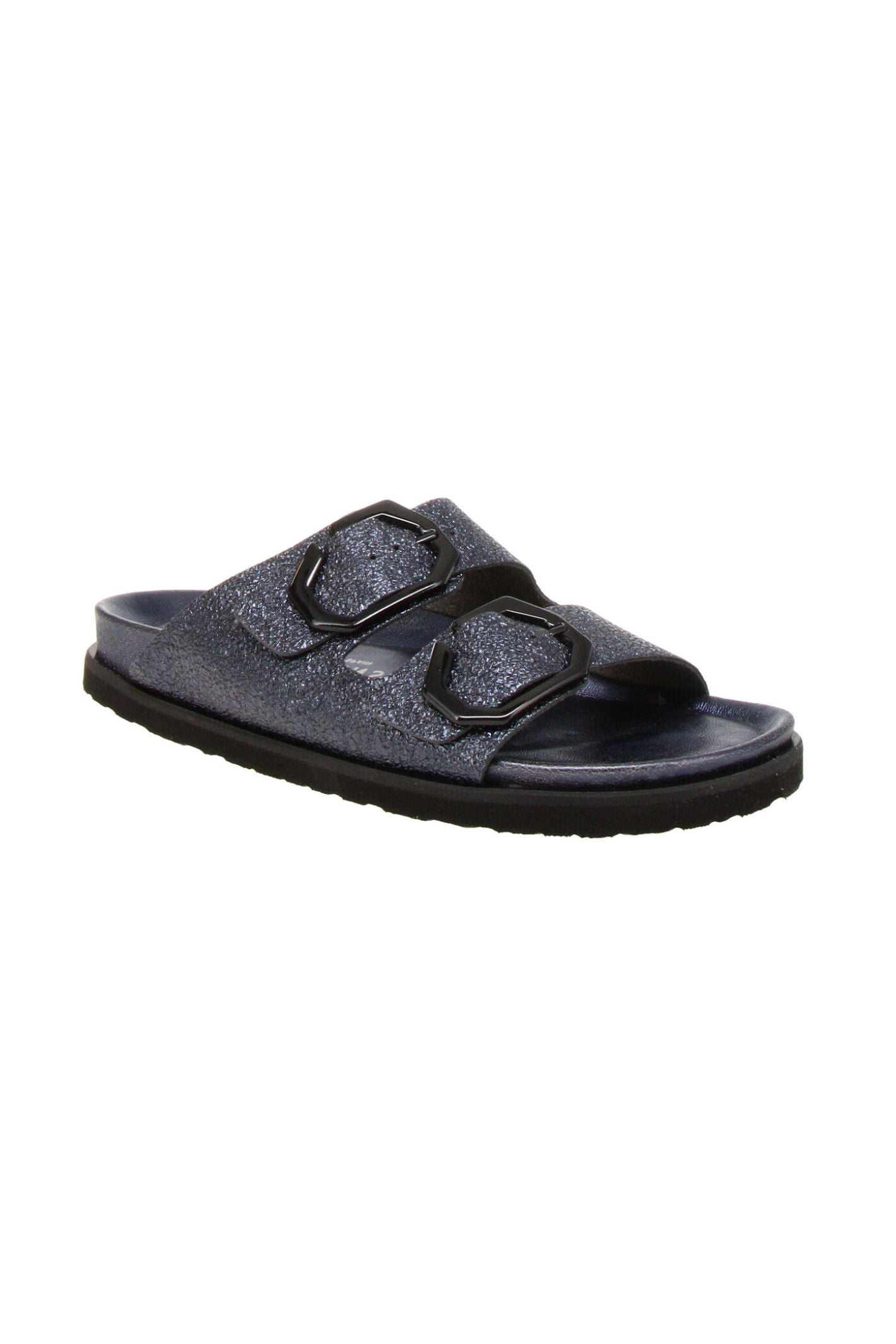 Genuins G105678 Galia Metallic Midnight Blue Vegan Sandals – Experience ...