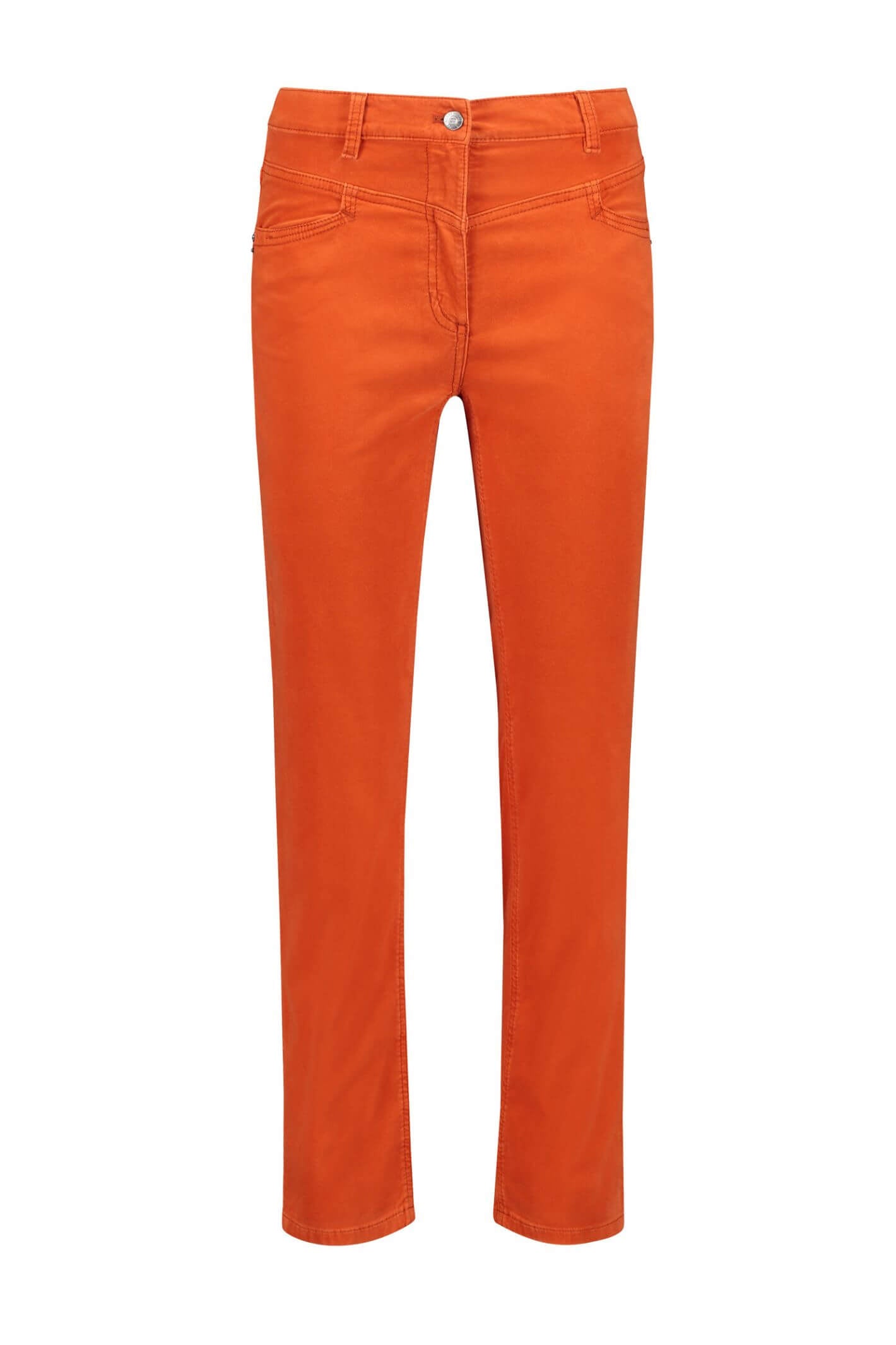 Gerry Weber 122052 Burnt Orange Perfect4ever Velour Trousers ...
