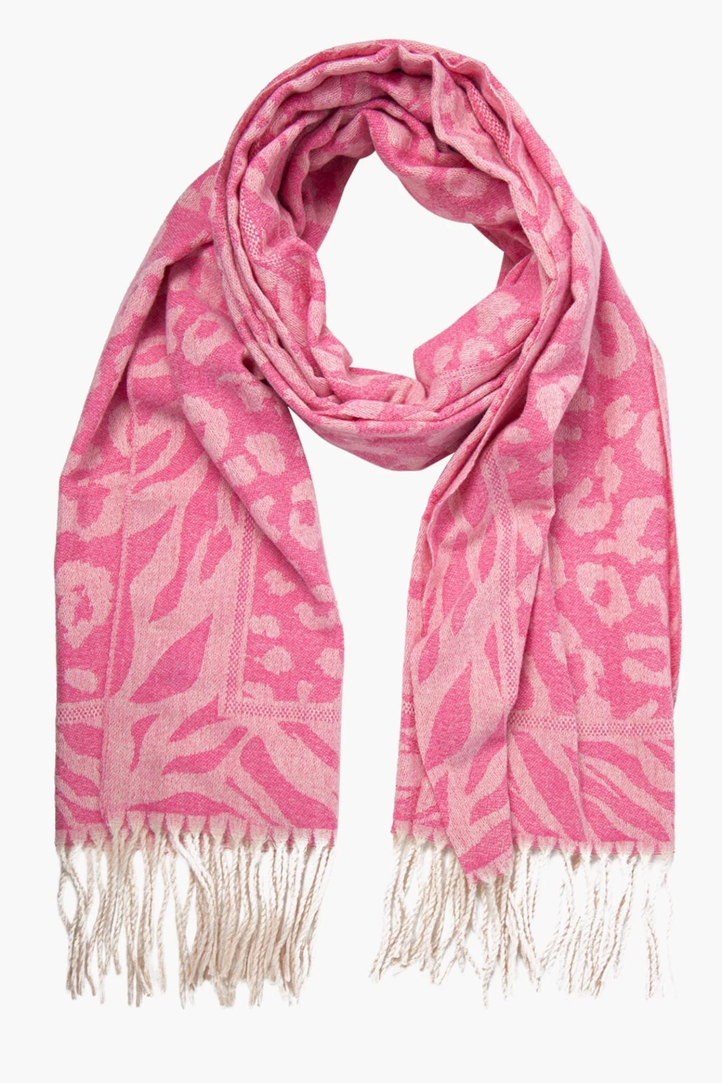 Pink Heavyweight Leopard Scarf – Experience Boutique