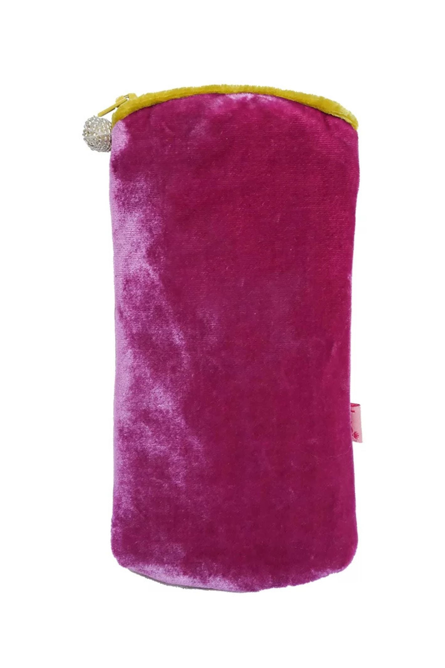 Lua Raspberry Pink Zipped Velvet Glasses Case – Experience Boutique