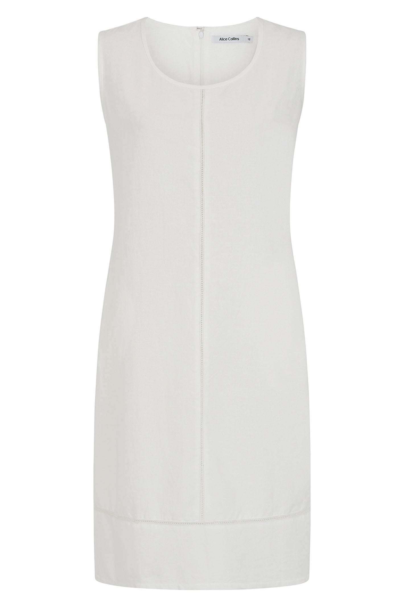 Alice Collins Dress Harriet White 034S308 – Experience Boutique