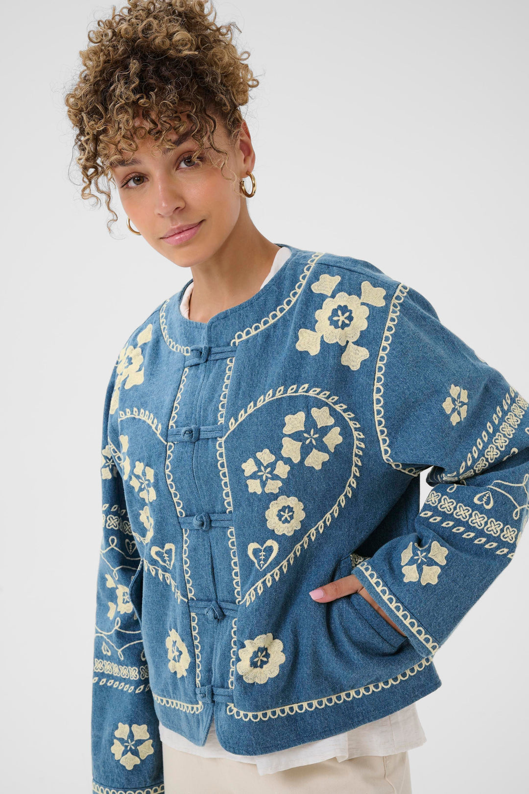 Cream Clothing CRTannie Portland Blue Denim Jacket 10614559 104682 ...