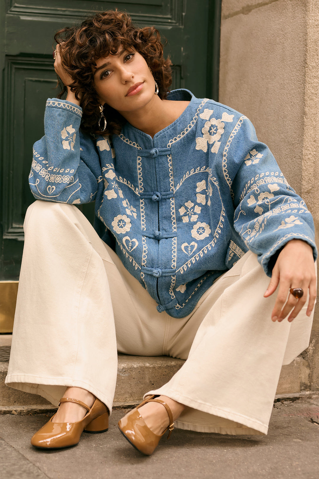 Cream Clothing CRTannie Portland Blue Denim Jacket 10614559 104682 ...