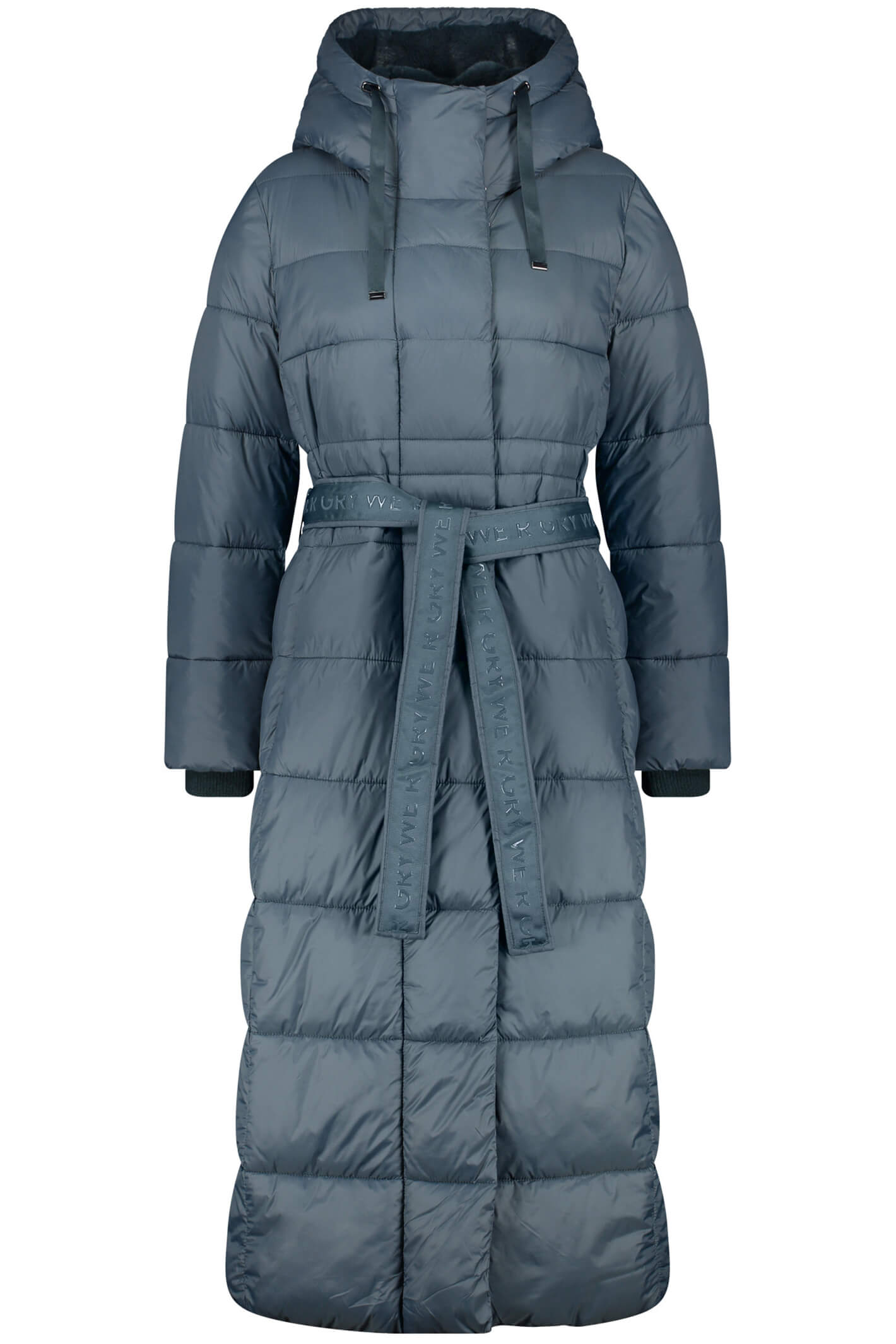 Gerry Weber 250008 Green Teal Longline Padded Coat – Experience Boutique