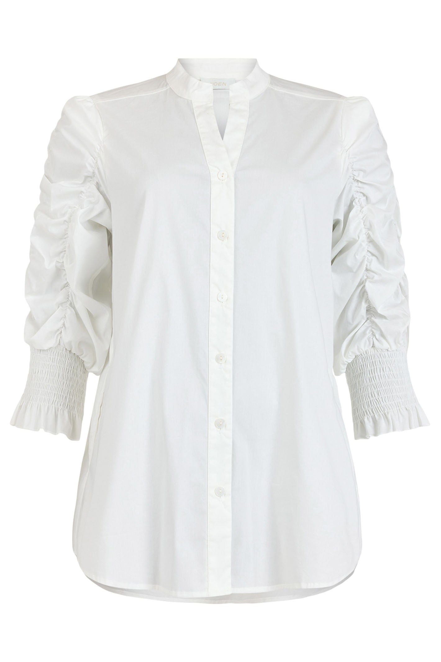 Noen 86180 12 Off White Ruffle Sleeve Shirt – Experience Boutique
