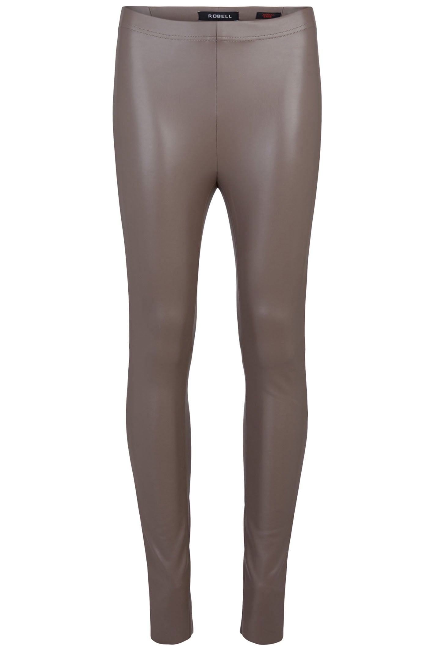 Robell Enie Faux Leather Pull-On Trousers Almond 51471-60042 38 ...