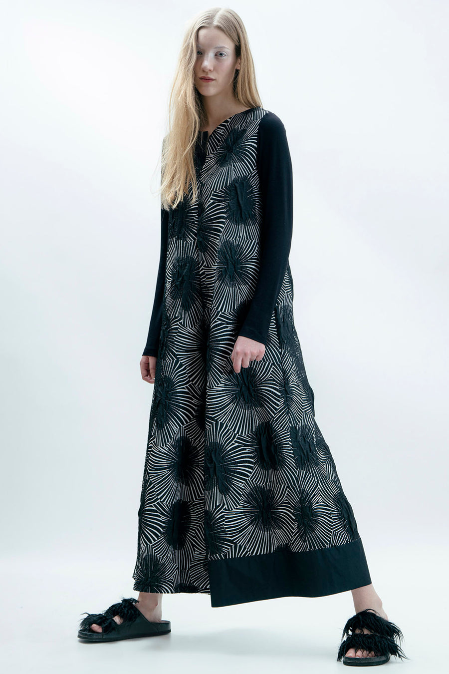 XD Xenia Design Inon Wide Leg Jumpsuit Monochrome Print – Experience ...