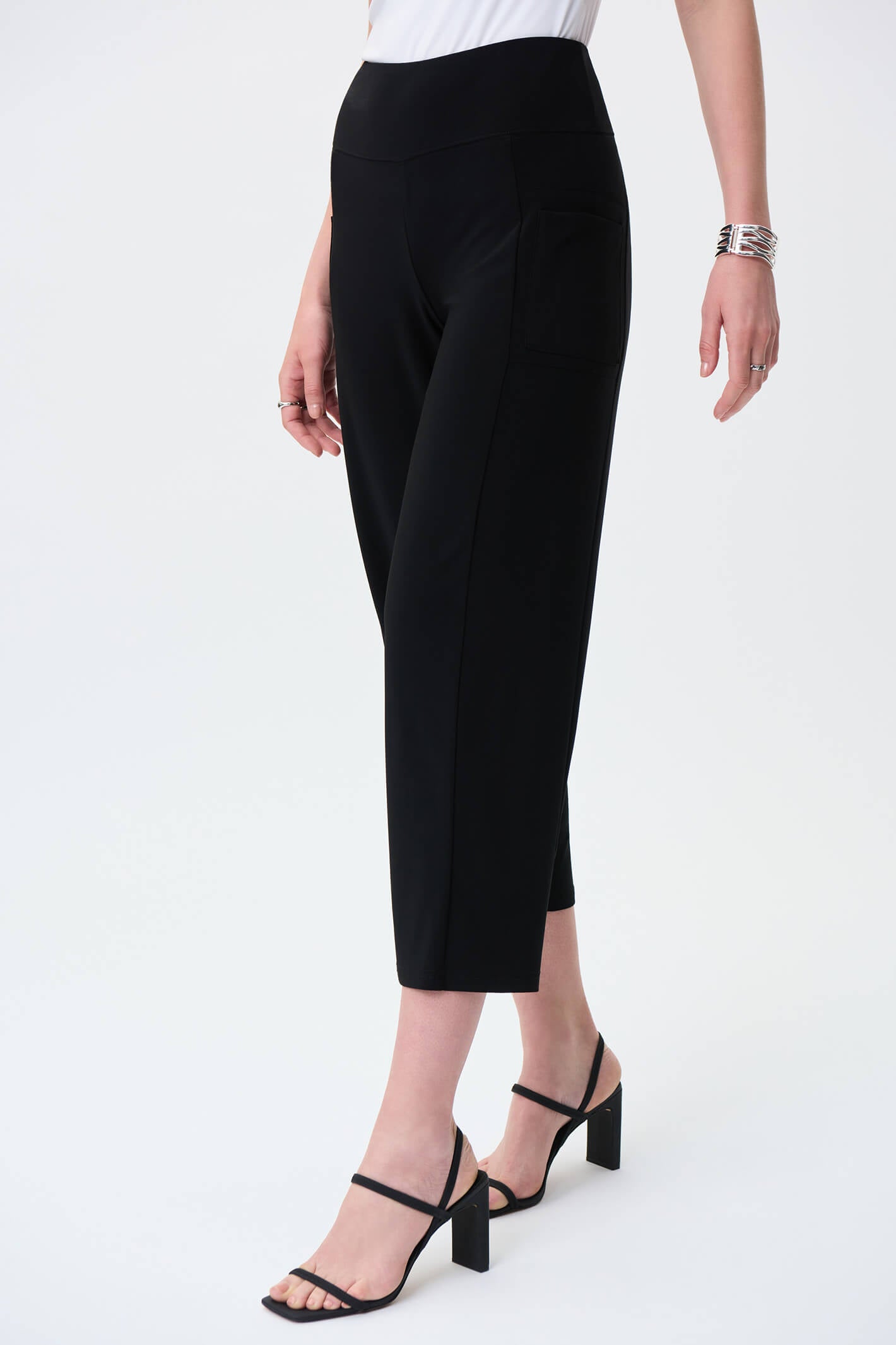Joseph Ribkoff 231066 Black Wide Leg Trousers – Experience Boutique
